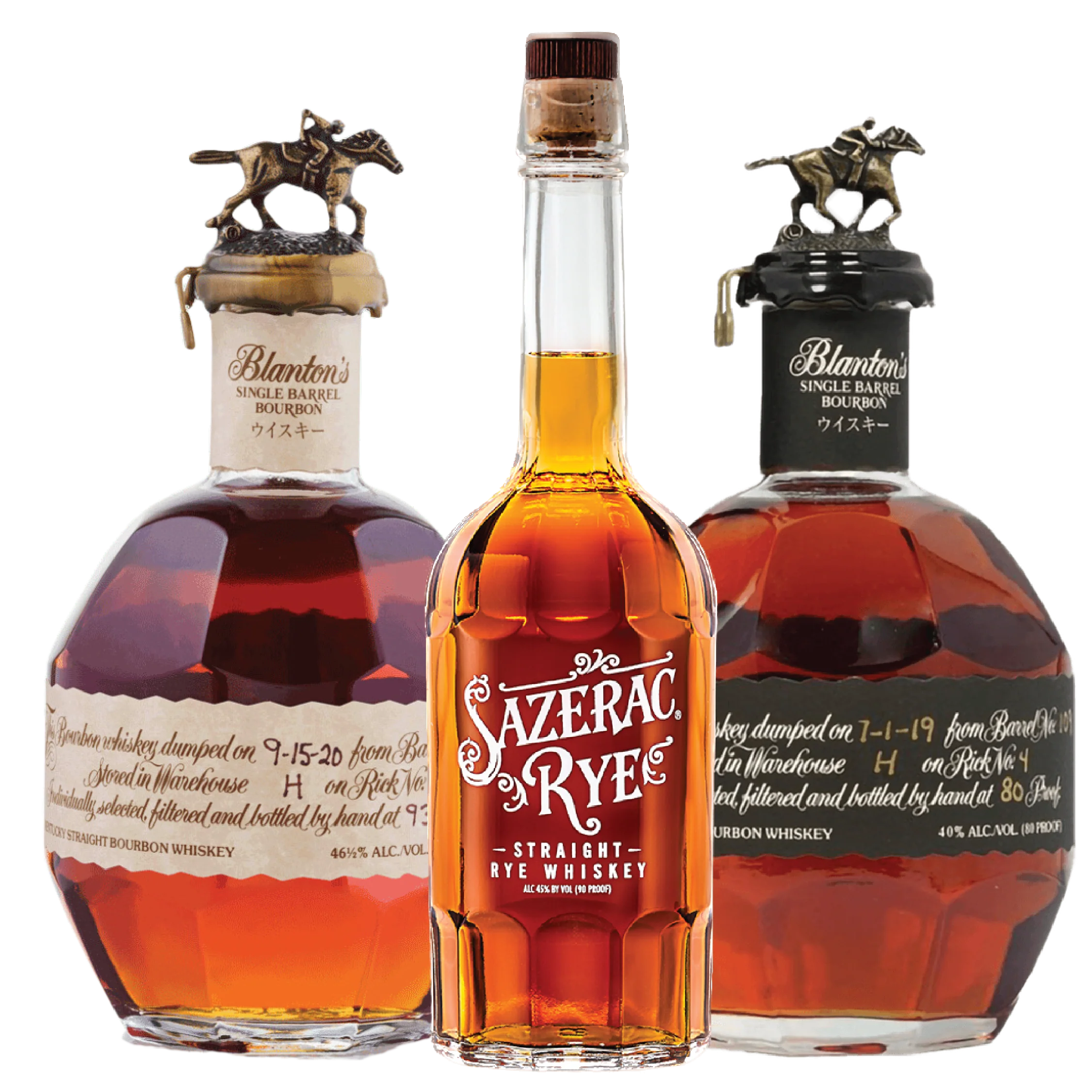Blanton's Red Edition Bourbon, Blanton's Single Barrel Black Label ...