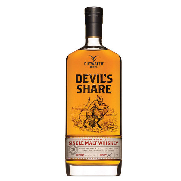 Cutwater Devil's Share Single Malt Whiskey - 750ml– Drinksi